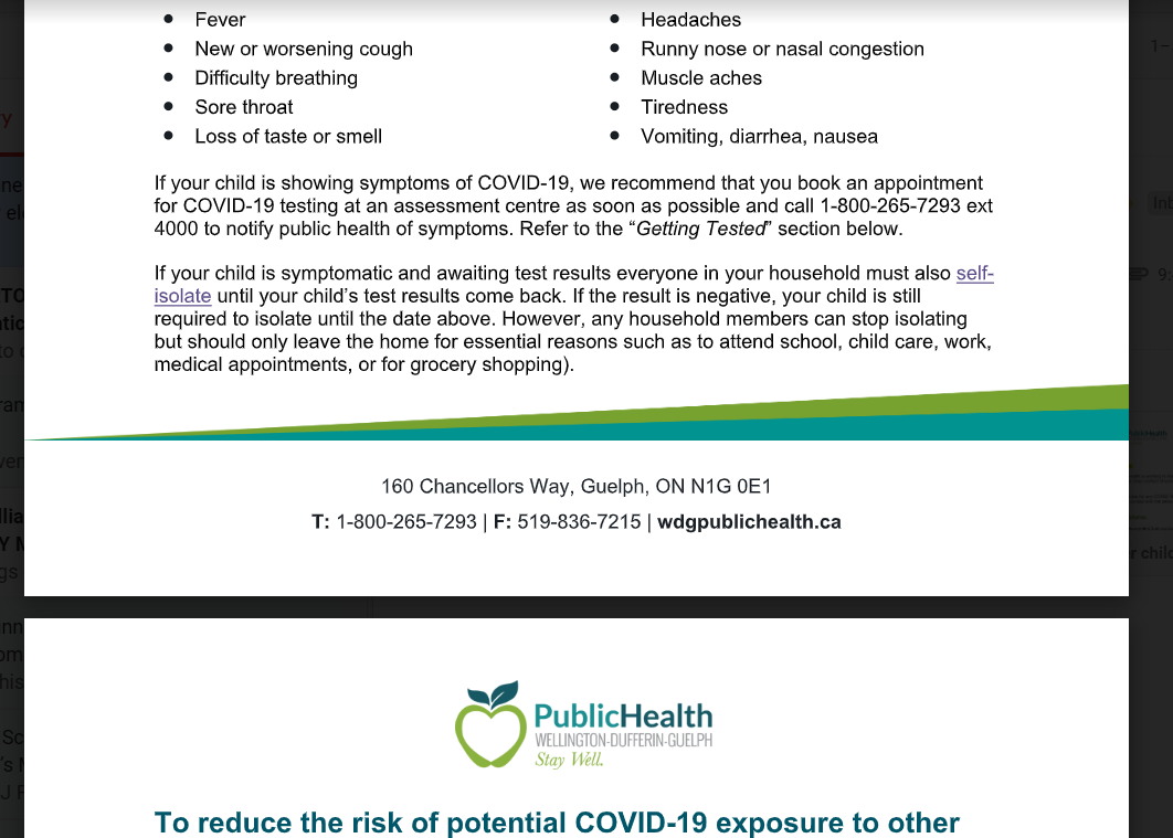 Board of Health – Isolation and Masking of Children – Feb 20th 2021 ...